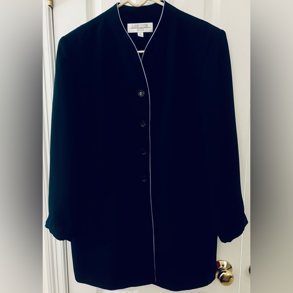 Larry Levine | Jackets & Coats | Larry Levine Suits Sz 8 Longline ...